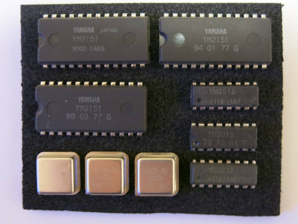 【新品】FM音源 YM2151 + DAC YM3012 + オシレータ 4MHz 各3個セットの落札情報詳細 - Yahoo!オークション ...