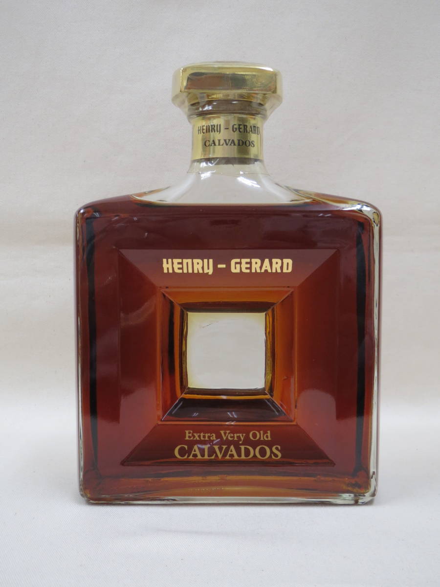 HENRY-GERARD ヘンリー ジェラード Extra Very Old CALVADOS 700ml 未開封の落札情報詳細 ...