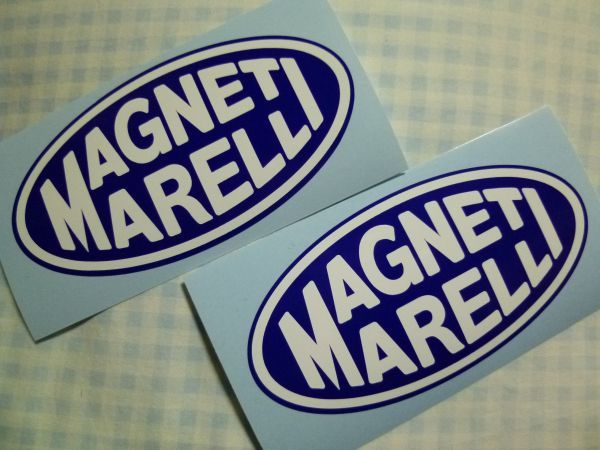 【新品】メーカー公認 MAGNETI MARELLI ステッカー 2枚set マニエッティ マレリ アルファロメオ フィアット ランチア フェラーリ レースの落札情報詳細 - Yahoo ...
