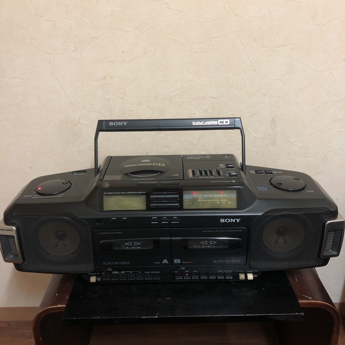 【希少】SONY【CFD-DW85】DoDeCaHORN【通電、動作済み】CDラジカセの落札情報詳細 - ヤフオク落札価格検索 オークフリー