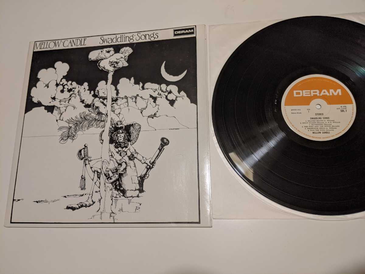 激レア unofficial盤 Mellow Candle Swaddling Song SDL 7 DERAM 見開きジャケ ブリティッシュ ...