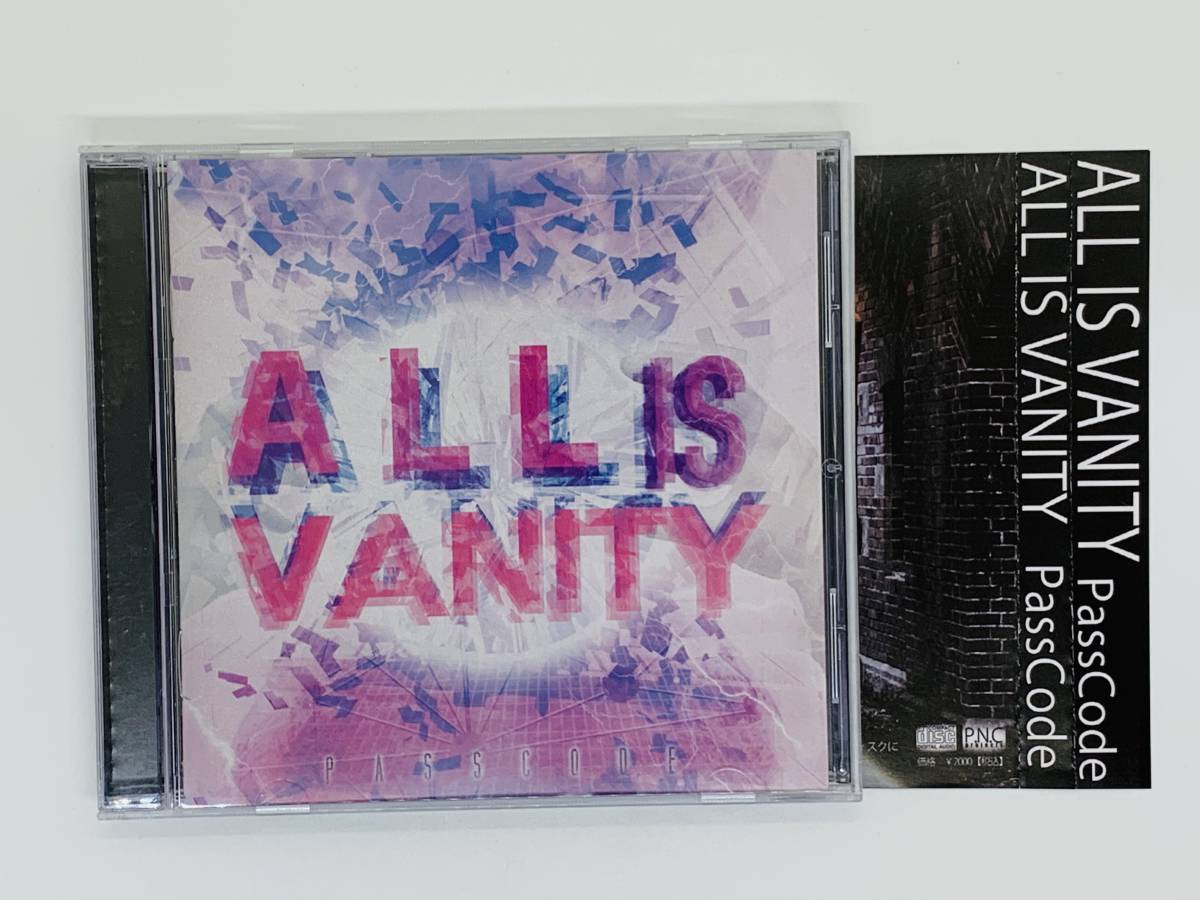 即決CD ALL IS VANITY PassCode / パスコード / Toxic , 激動プログレッシブ , Kissの花束 , XYZ ...