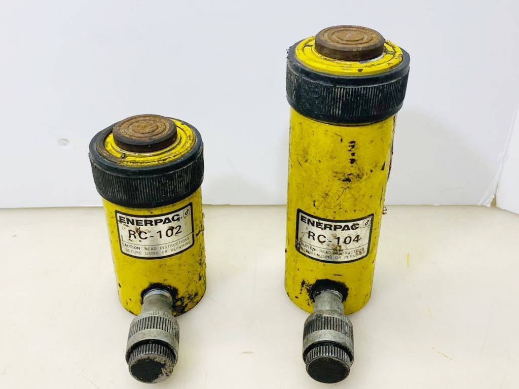 4209 油圧単動シリンダー ENERPAC RC-102 RC-104 未確認 現状販売 の落札情報詳細| ヤフオク落札価格情報 オークフリー
