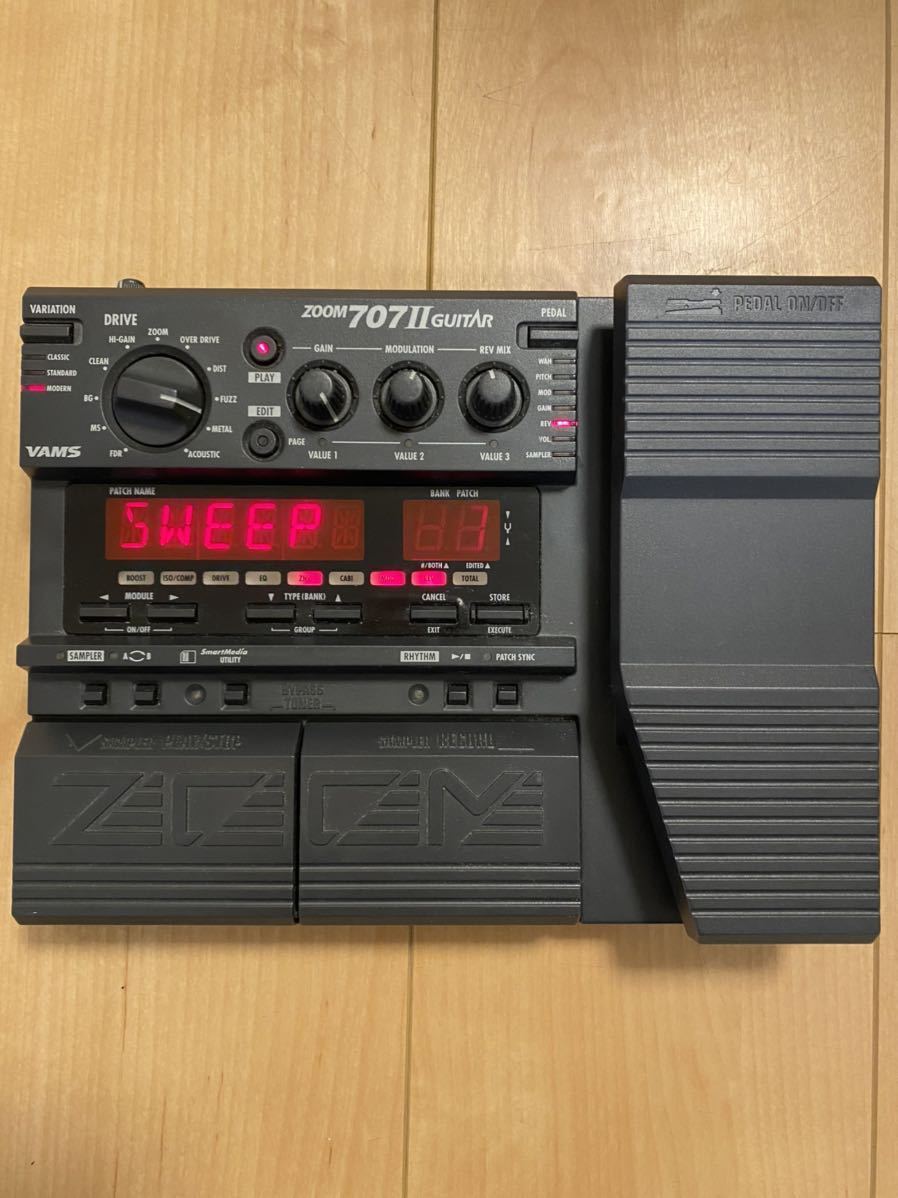 【中古】ZOOM 707Ⅱ guitar マルチエフェクターの落札情報詳細 - ヤフオク落札価格検索 オークフリー