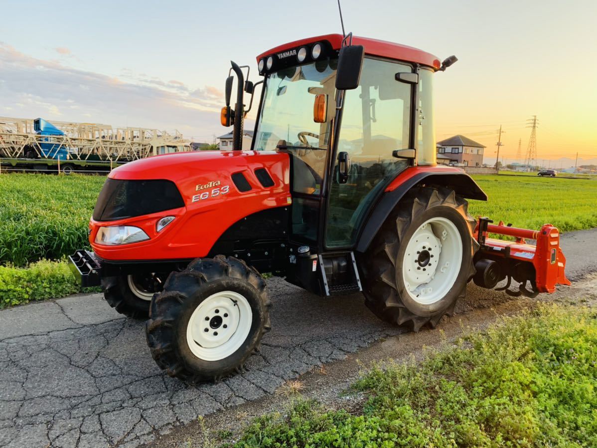 ヤンマートラクター※EG53※53馬力※ハイスピード※エコトラ※645h使用※油圧取出口付※エアコンキャビン※ラジオ※4WDの落札情報詳細 - Yahoo!オークション落札価格検索 オークフリー