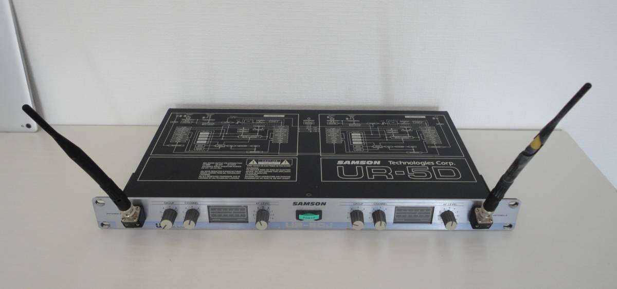 SAMSON UR-5D アンテナ付 動作品 ワイヤレスレシーバーの落札情報詳細 - Yahoo!オークション落札価格検索 オークフリー