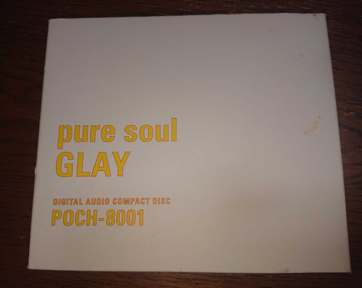 【やや傷や汚れあり】pure soul GLAY スリーブケース付き CDアルバム 同梱可 POCH-8001 ピュアソウル 誘惑 SOUL ...