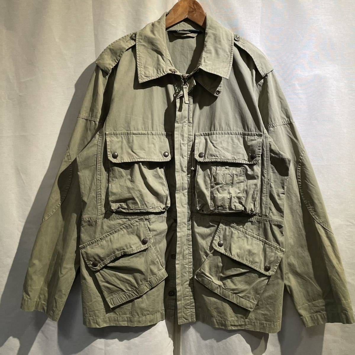 【傷や汚れあり】【スペシャル】90s Ralph Lauren ミリタリージャケット ヴィンテージ polo / RRL US ARMY イギリス軍 ユーロ M-65 マルジェラ 40s ...
