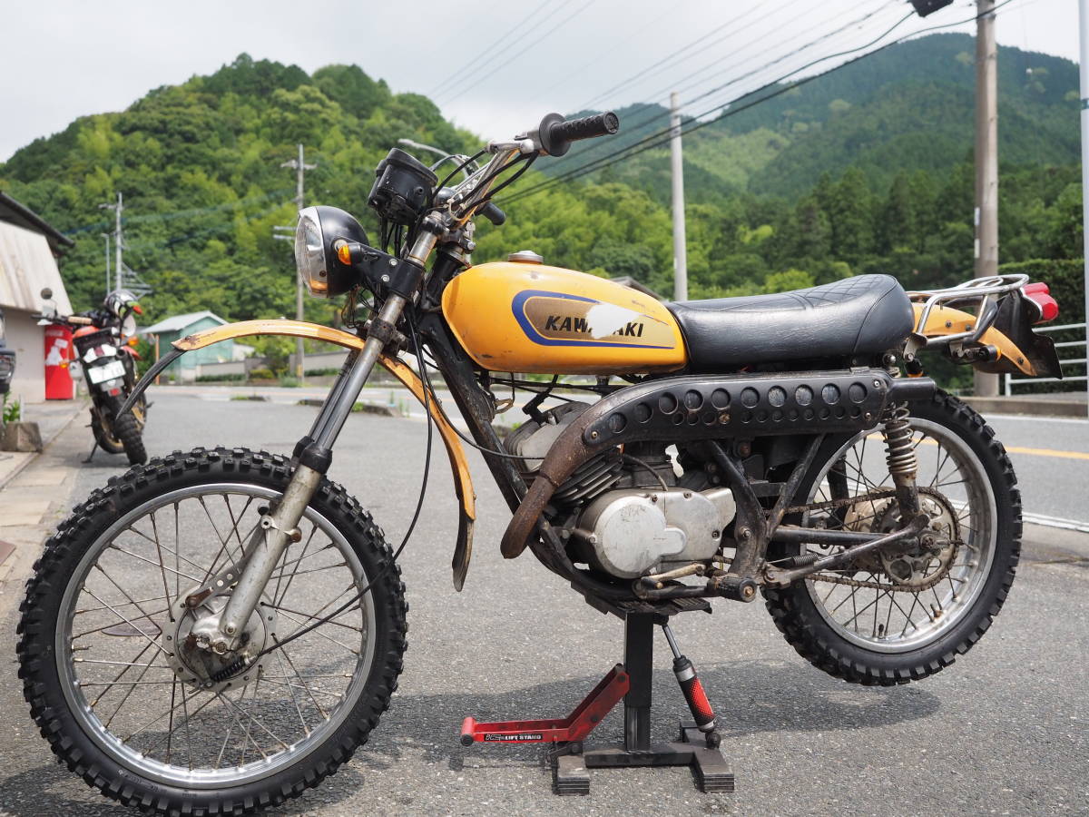 1971年 KAWASAKI F7 175cc (F5,F7,ボブキャット、トレールボス、バイソン、TR175、TR125、TR250 ...