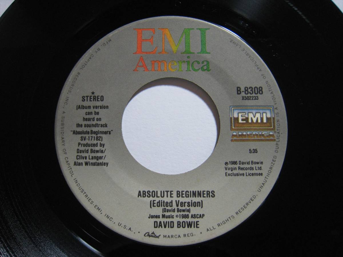 【やや傷や汚れあり】デビッド・ボウイ ビギナーズ 見本盤 シングル レコード EP 国内盤 David Bowie Absolute Beginners 07VA-1031の落札情報詳細 ...