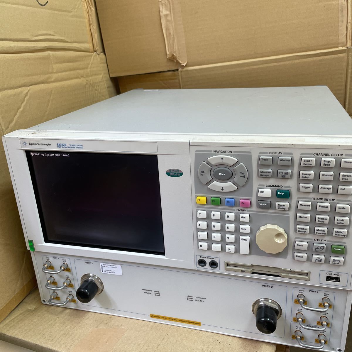 Agilent E8362B ベクトル・ネットワーク・アナライザ （取引OK）の落札情報詳細 - ヤフオク落札価格検索 オークフリー