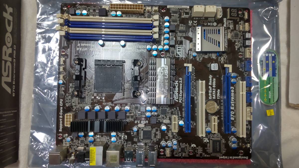 【傷や汚れあり】Asrock 870 Extreme3 R2.0 AM3 AMD 870 + SB850 マザーボードの落札情報詳細 ...