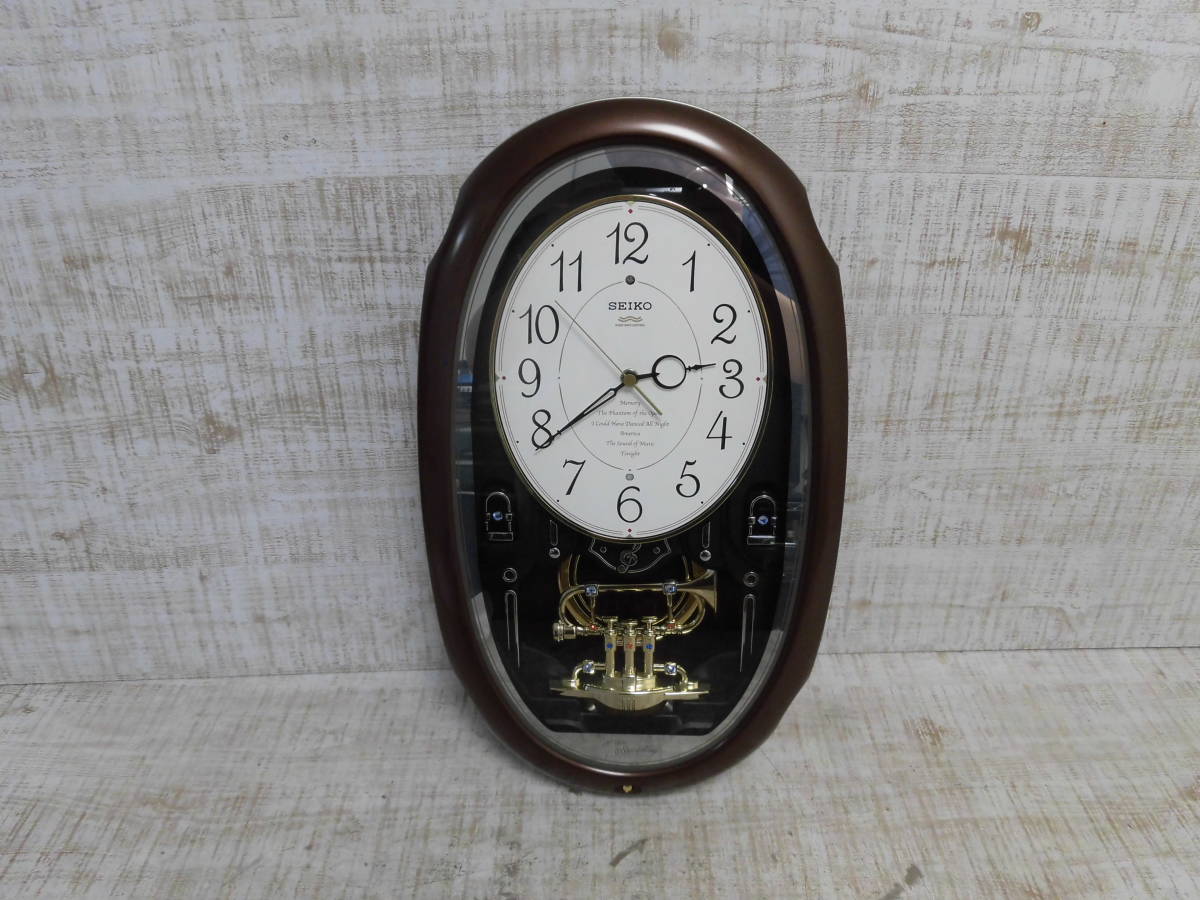 セイコー 電波掛け時計 ウェーブシンフォニー AM216L の落札情報詳細| ヤフオク落札価格情報 オークフリー