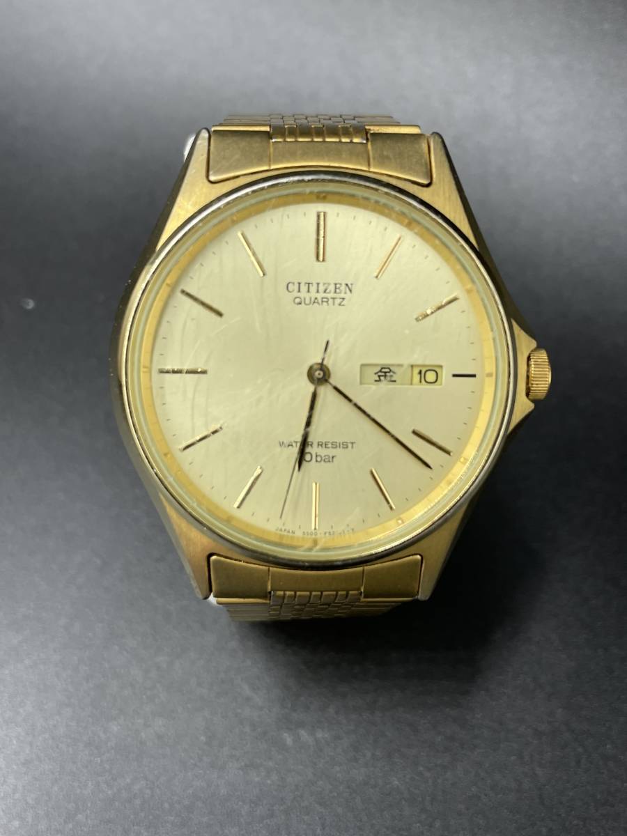 【やや傷や汚れあり】CITIZEN/シチズン 5500-F50123K メンズ腕時計 ジャンクの落札情報詳細 - Yahoo!オークション落札 ...