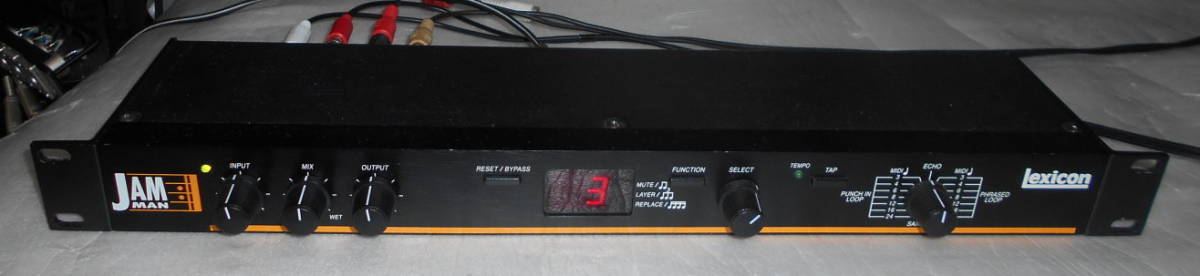 【目立った傷や汚れなし】Lexicon JAMMAN (DIGITAL DELAY / LOOPER /メモリー最大増設済み / 動作品です ...