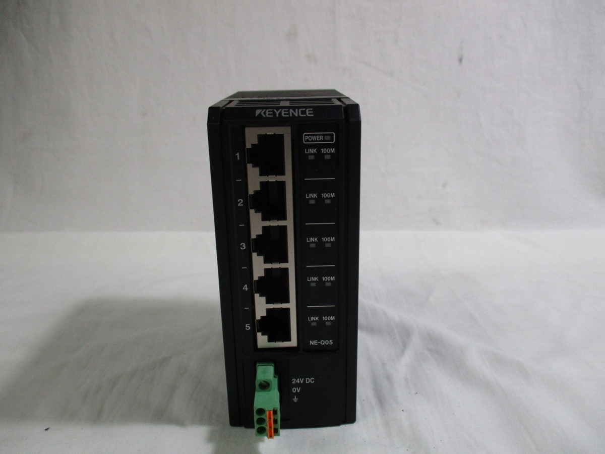 KEYENCE NE-Q05P イーサネットスイッチ 5ポート QoS機能 PoE機能 キーエンス の落札情報詳細| ヤフオク落札価格情報 ...