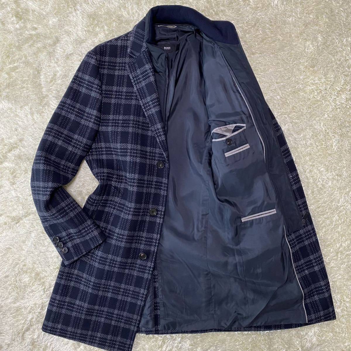 【現状品】HUGO BOSS ヒューゴボス Mサイズ 48A ジャケット RN73616 CA23115 の落札情報詳細| ヤフオク落札価格 ...