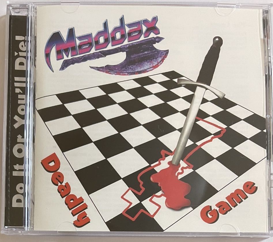 【未使用に近い】MADDAX Deadly Game Heaven And Hell Records マダックス US アメリカン・パワー ...