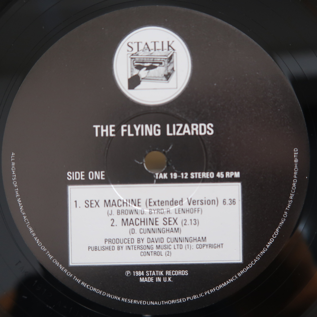 【やや傷や汚れあり】11154810;【UK盤/12inch】The Flying Lizards / Sex Machine の落札情報詳細 ...