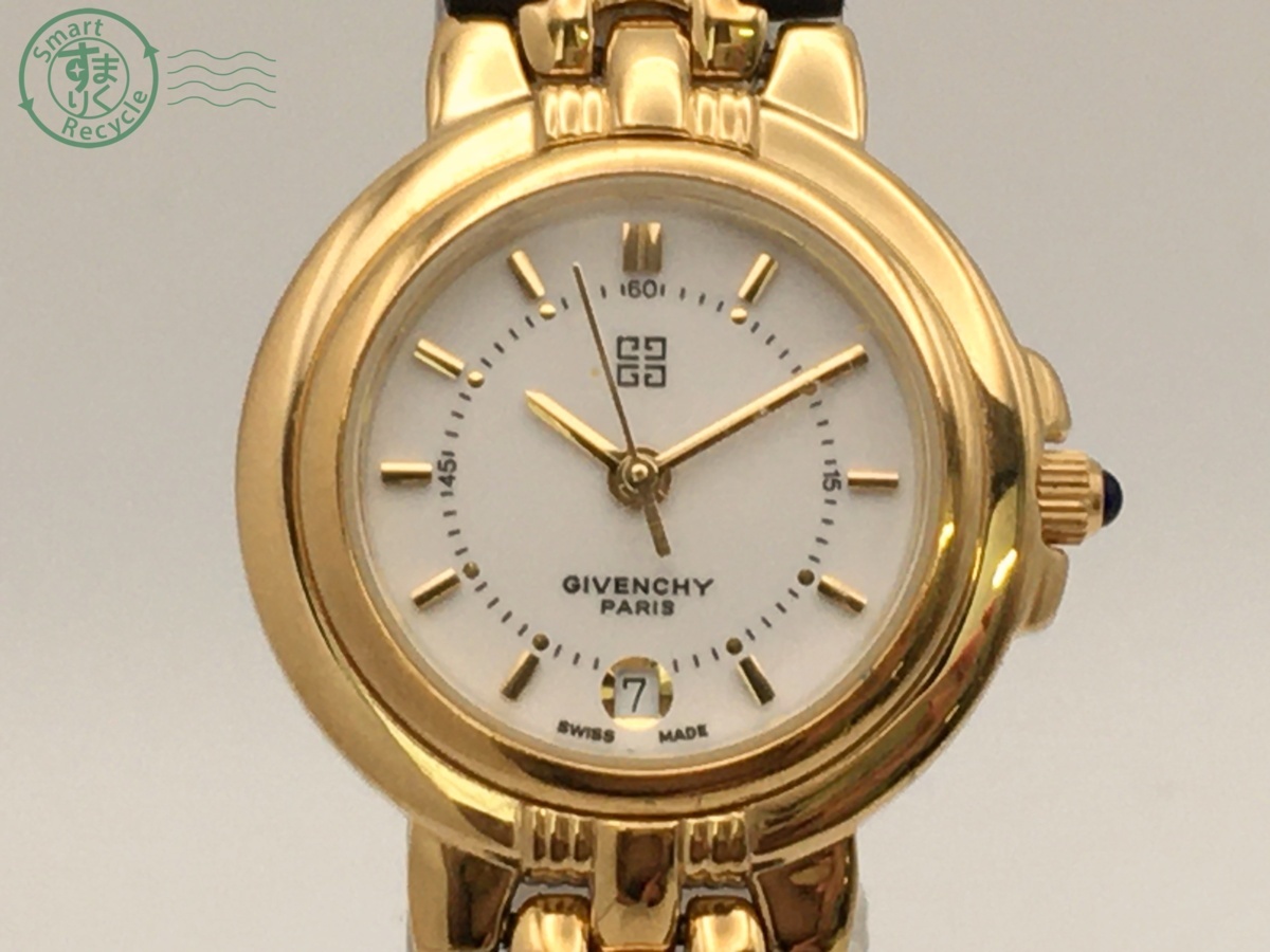 【傷や汚れあり】0231353 GIVENCHY ジバンシィ CHENONCEAUX REG.MODEL QUARTZ クォーツ腕時計 ゴールド ホワイト文字盤 レディース腕時計の落札情報詳細 ...