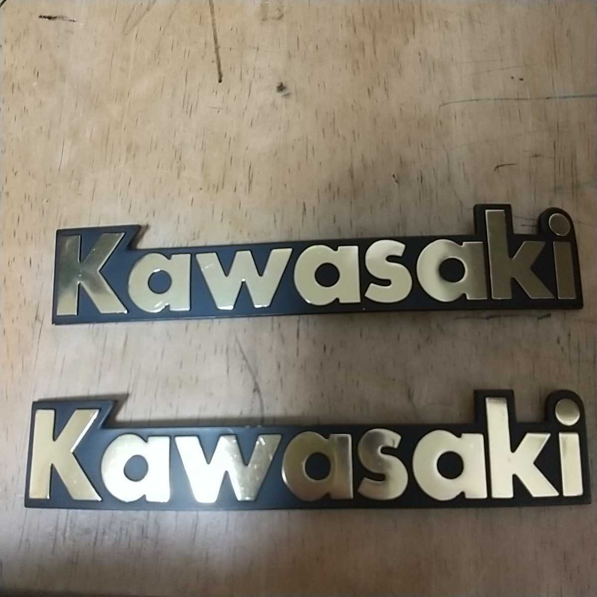 【傷や汚れあり】カワサキ、Kawasaki、エンブレム、ゴールド、Z1000,Z750,Z400,Z1,Z2,W1,W2,H1,H2,S1,S2,KH、当時、レストア、BEET、レーサーの落札 ...