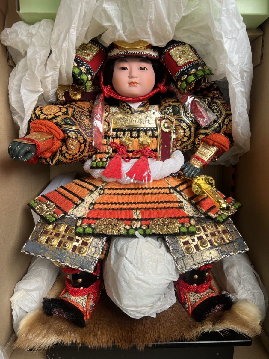 【目立った傷や汚れなし】五月人形 兜 こどもの日 鎧着武者人形 子供大将飾り 毛皮本物?端午の節句 の落札情報詳細 ヤフオク落札価格情報 オークフリー