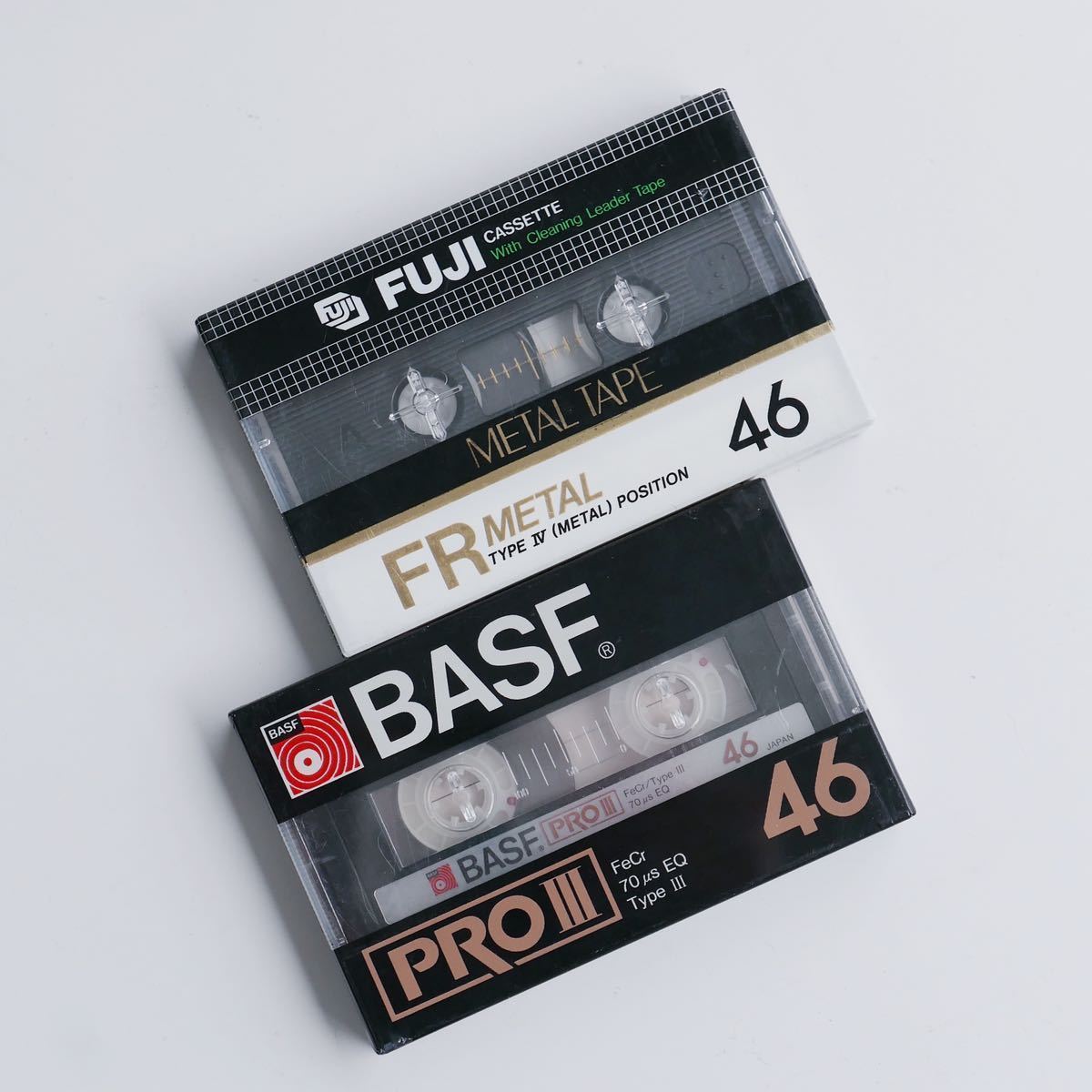 【未使用】〈即決〉BASF PRO III 46 + FUJI FR METAL 46 カセットテープ 2本セットの落札情報詳細 - ヤフオク落札価格検索 オークフリー