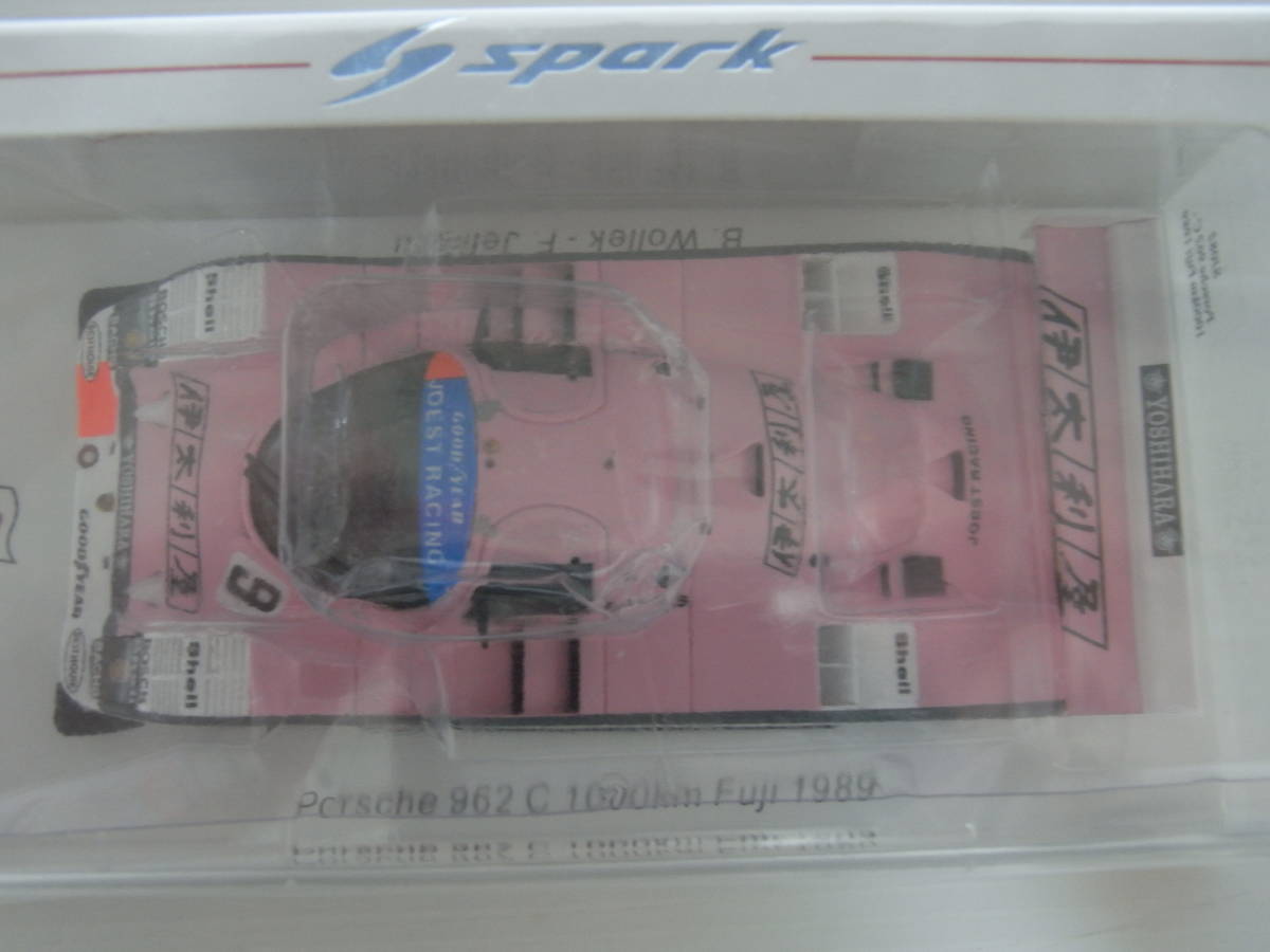 【未使用】【新品未開封 600台限定】 Spark 1/43 Porsche 962C 1000km Fuji 1989 ポルシェ 伊太利屋 ...