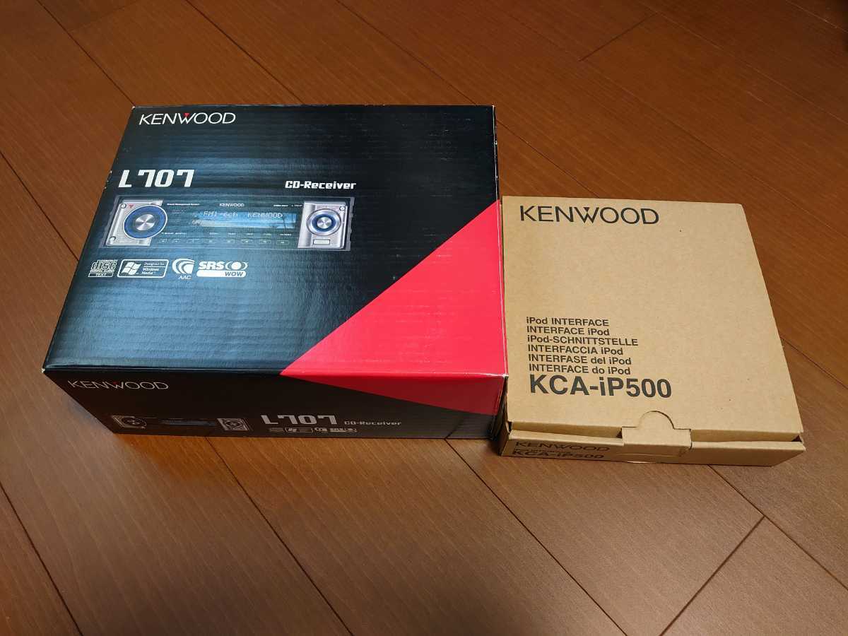【全体的に状態が悪い】KENWOOD ケンウッド l707 & KCA-ip500 ジャンク 動作未確認の落札情報詳細 - ヤフオク落札価格情報 オークフリー