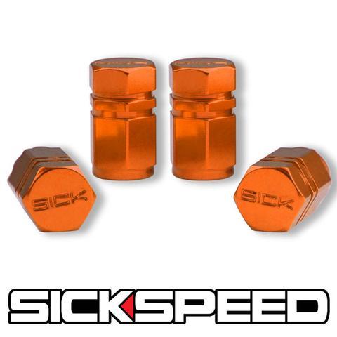 【未使用】SICKSPEED エアバルブキャップ オレンジ 4個セット USDM JDM シックスピード アメリカ 北米 エアキャップ 空気 栓 蓋 ホイールの落札情報詳細 - ヤフオク落札 ...