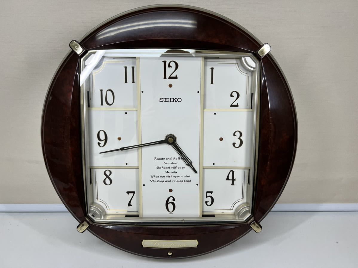 【中古】からくり時計 SEIKO Puppet パペット RE524N セイコー 掛時計 動作確認済み 生産終了品 の落札情報詳細| ヤフオク ...