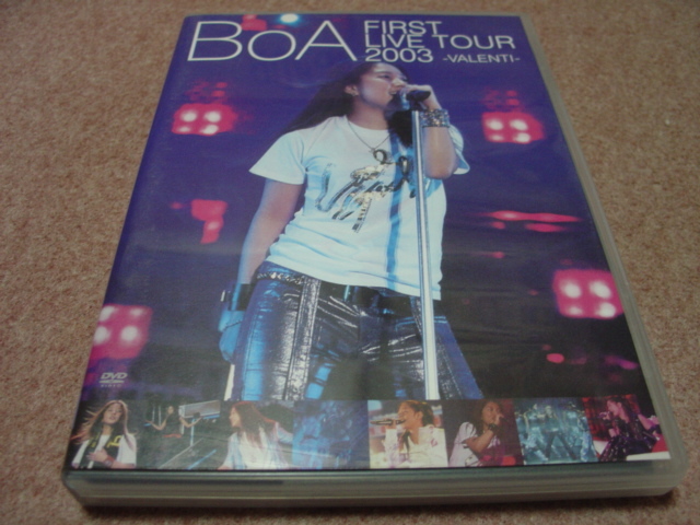 【やや傷や汚れあり】ライブDVD ボア BoA FIRST LIVE TOUR 2003 -VALENTI- LISTEN TO MY HEART/気持ちはつたわる/奇蹟/Every ...