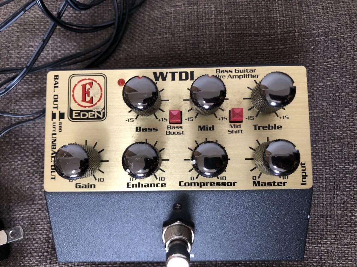 【やや傷や汚れあり】EDEN WTDI ベース用プリアンプ DIの落札情報詳細 - ヤフオク落札価格検索 オークフリー