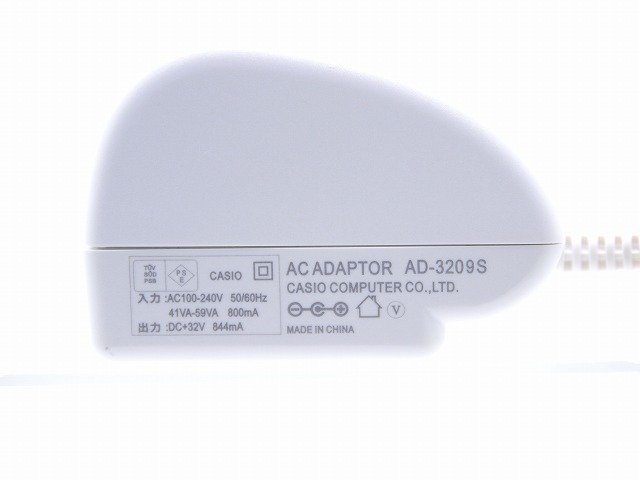 【やや傷や汚れあり】速達発送可能 保証付き 完動品 純正 CASIO はがきプリント プリン写ル 用 32V ACアダプター AD-3209S ...