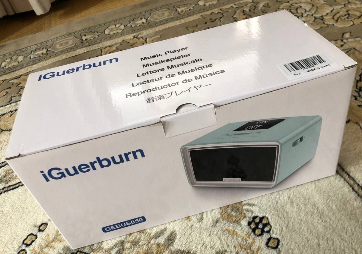 【未使用】iGuerburn 16GB ミュージックMP3プレーヤー GEBUS050 / 高齢者・認知症・アルツハイマー患者向け 【開封済み ...