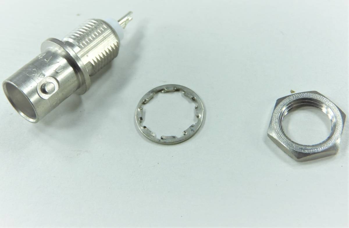 【未使用】BNC メスコネクタ パネルジャック BNC-BR類似品 レセプタクル 丸座の落札情報詳細 - ヤフオク落札価格検索 オークフリー