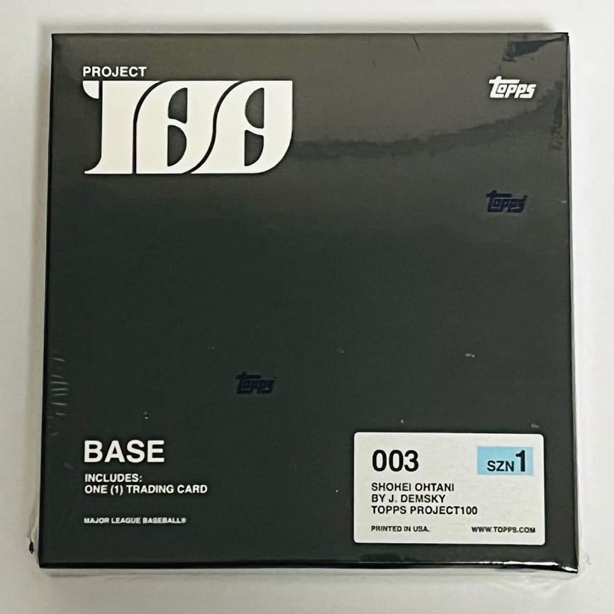 【未使用】最新 100枚限定 2022 Topps Project 100 大谷翔平 限定オーダーアートカード デラックスエディション by ...