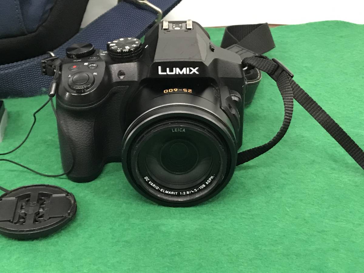 【傷や汚れあり】Panasonic LUMIX DMC-FZ300 コンパクトデジタルカメラ レンズ LEICA DC VARIO-ELMARIT 1：2.8/4.5-108 ASPH ケース ...