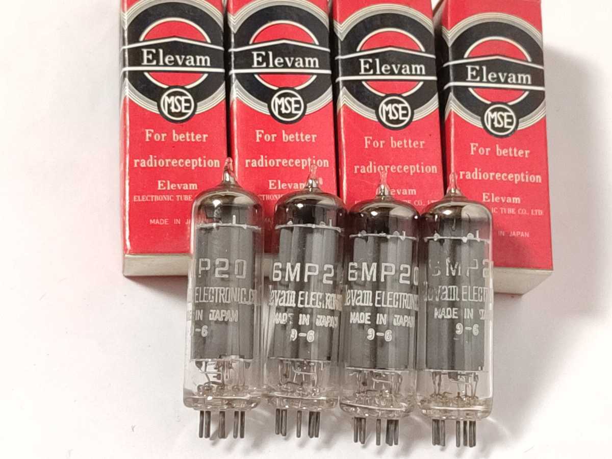 【未使用】12551 Elevam 6M-P20 同一ロット 4本 未使用 エレバム 真空管 の落札情報詳細| ヤフオク落札価格情報 オークフリー