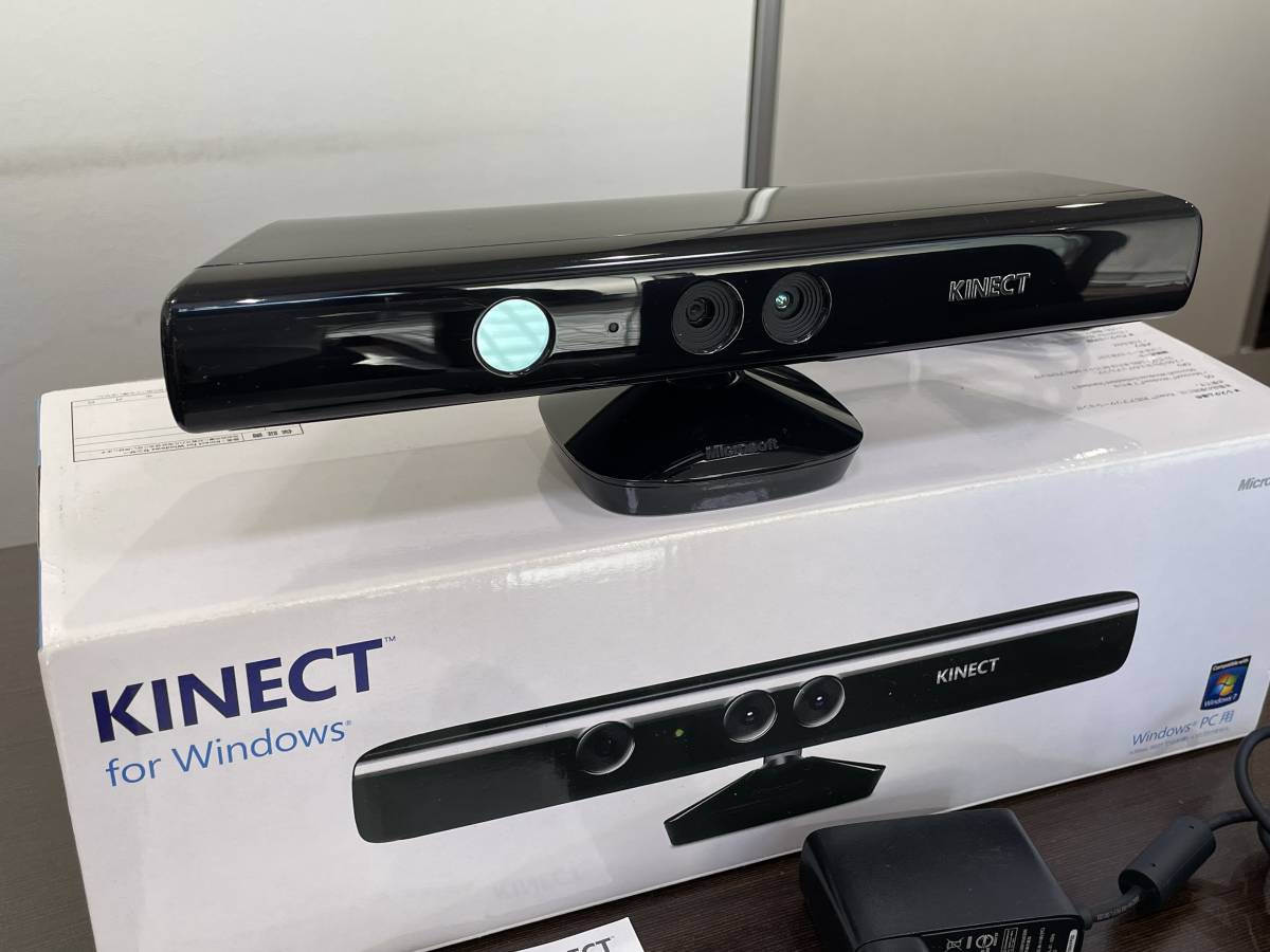 【目立った傷や汚れなし】★【ウインドウズ/Windows PC用 キネクトセンサー】マイクロソフト 商用利用版 Kinect for Windows 型番：1517(L6M-00005)★美品 ...