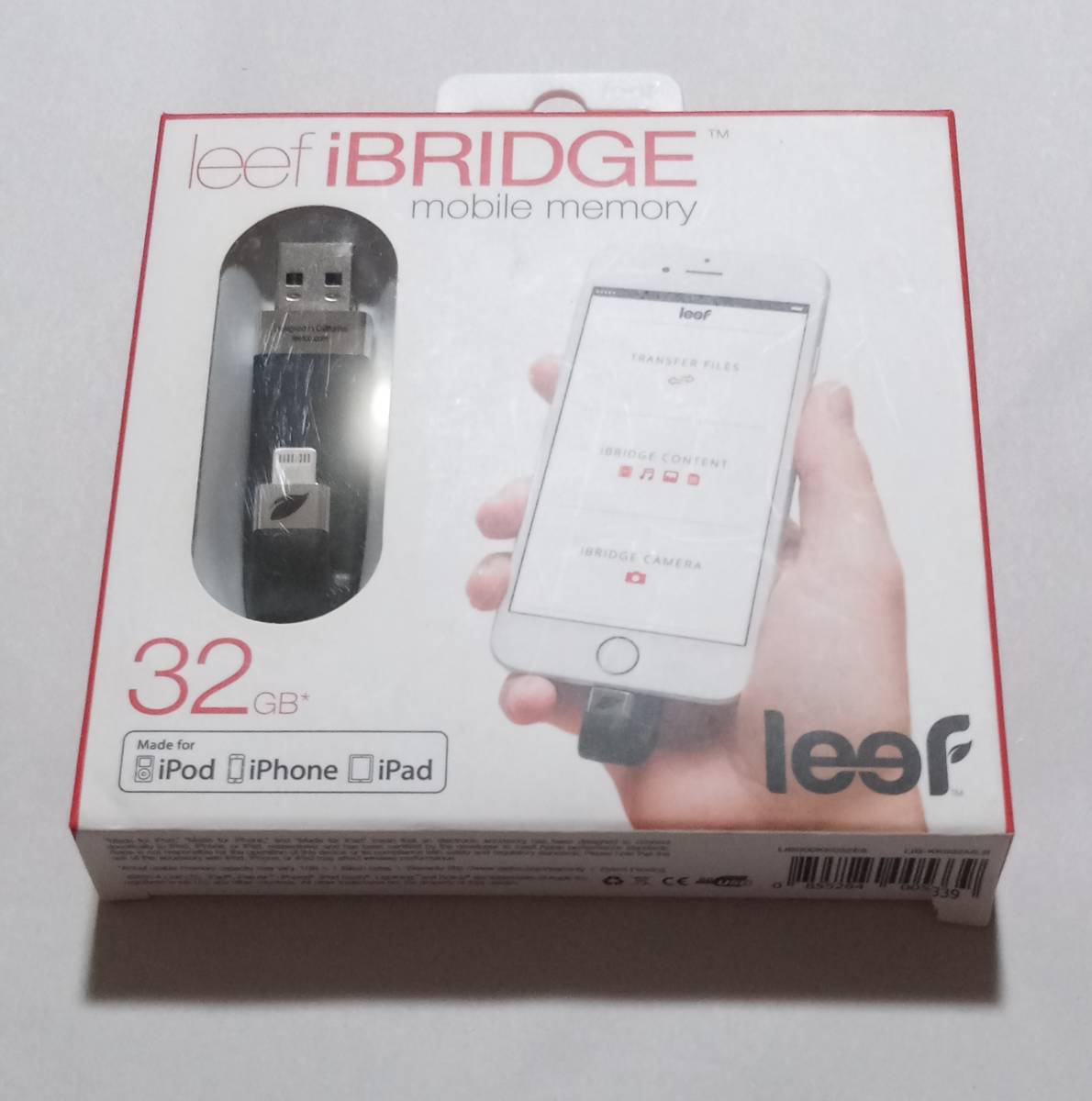 【未使用】A777-13【未開封】Leef iBridge iPhone＆iPad用 Lightning USBメモリ 32GB ブラック ...