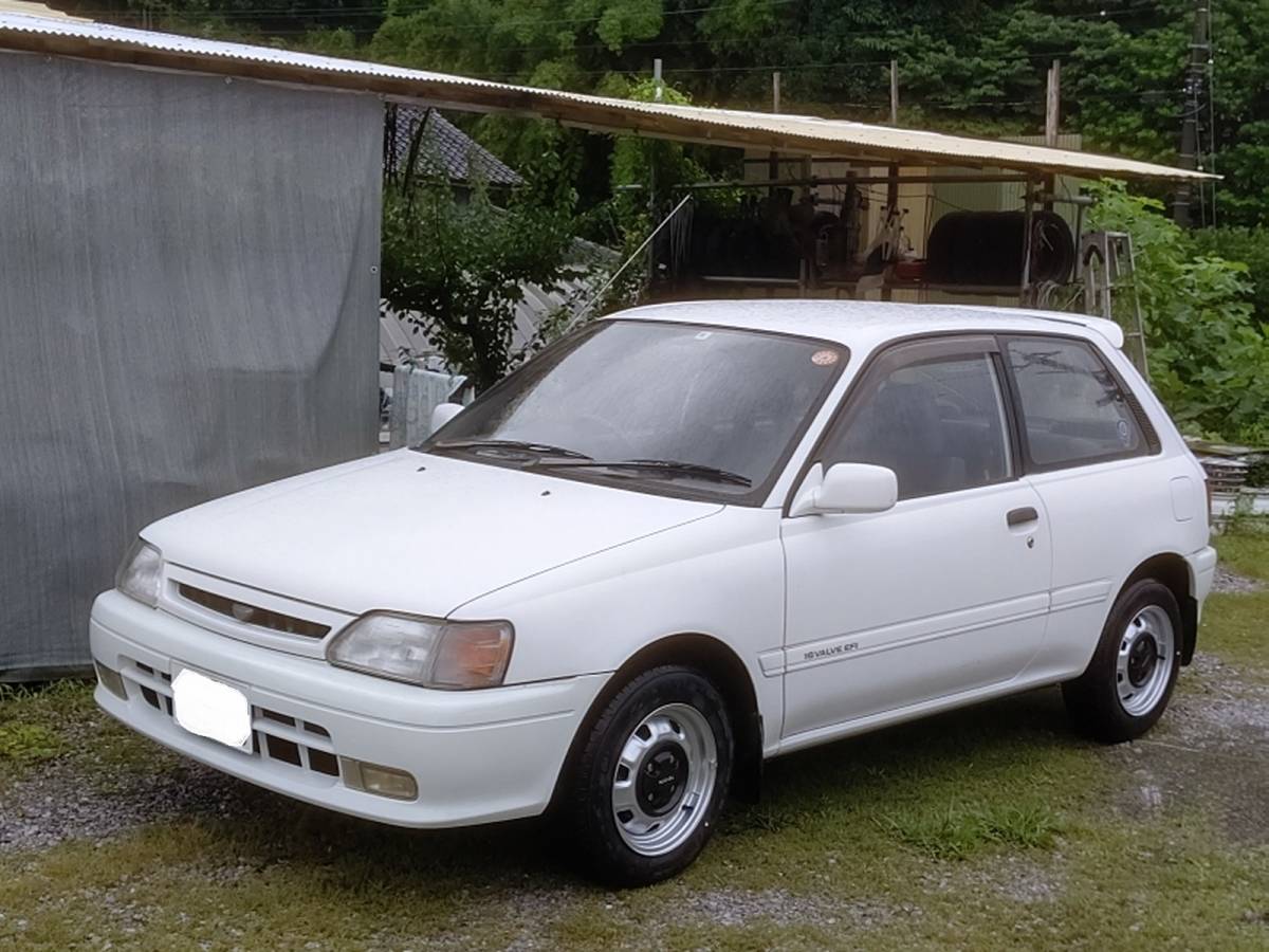 【走行距離 126,000 km】完全売切！車検付R5年8月まで！H7年5月後期EP82スターレットS/5速MT/3DR/4E-FE/100PS/1300EFI/ネオクラ/フルノーマル/九州 ...