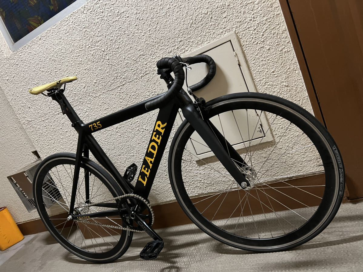 【傷や汚れあり】LEADER BIKE ピストバイク 735の落札情報詳細 - ヤフオク落札価格検索 オークフリー