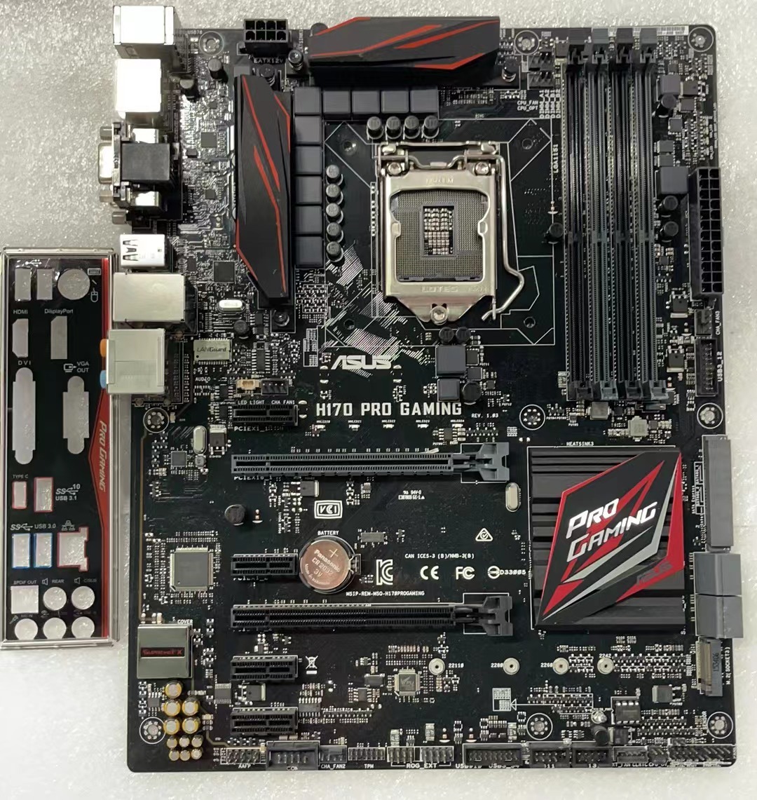 【目立った傷や汚れなし】M932 中古良品マザーボード ASUS-H170-PRO-GAMING 動作確認済みの落札情報詳細 - ヤフオク落札価格検索 オークフリー