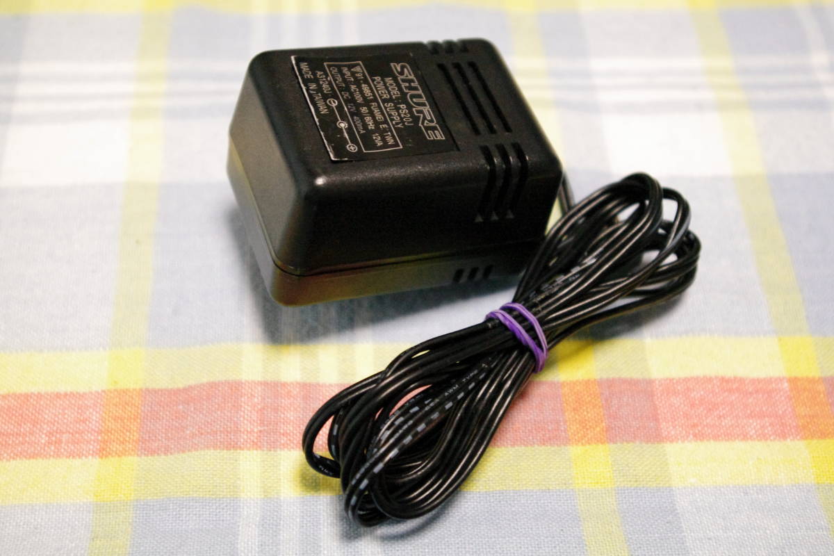 【やや傷や汚れあり】SHURE ACアダプタ PS20J ik3の落札情報詳細 - ヤフオク落札価格検索 オークフリー