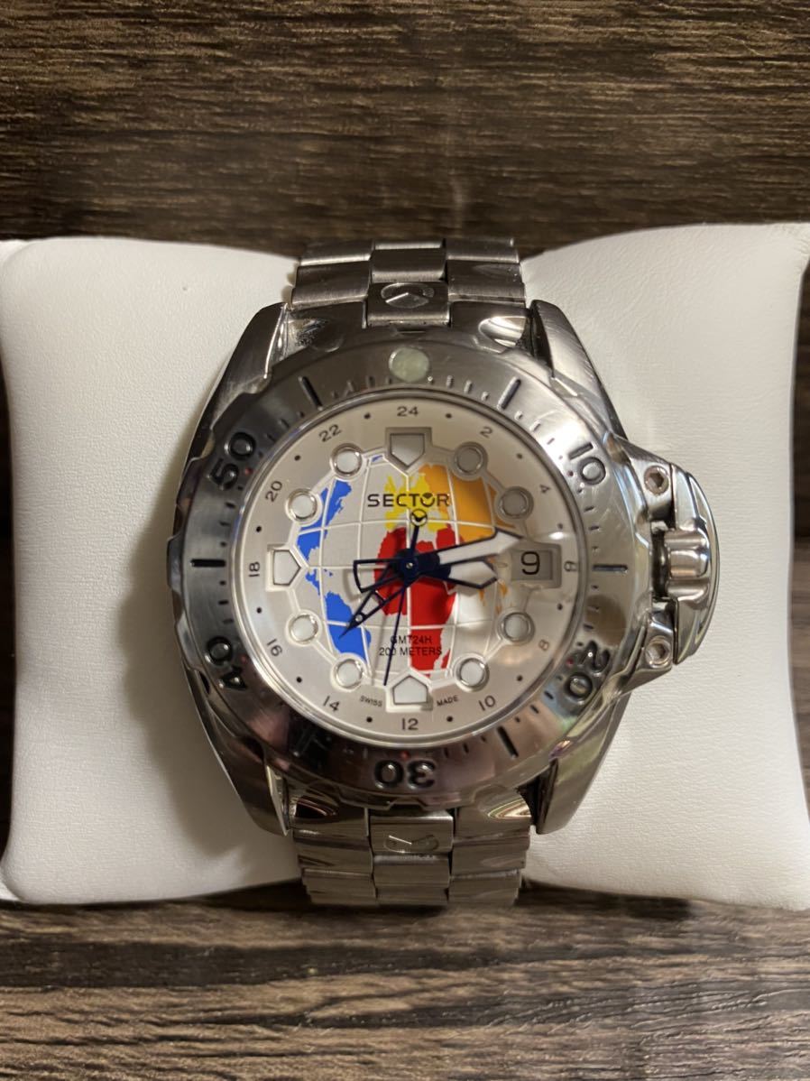 【やや傷や汚れあり】SECTOR セクター 600 メンズ腕時計 クォーツ 電池新品交換済み GMT の落札情報詳細| ヤフオク落札価格情報 ...