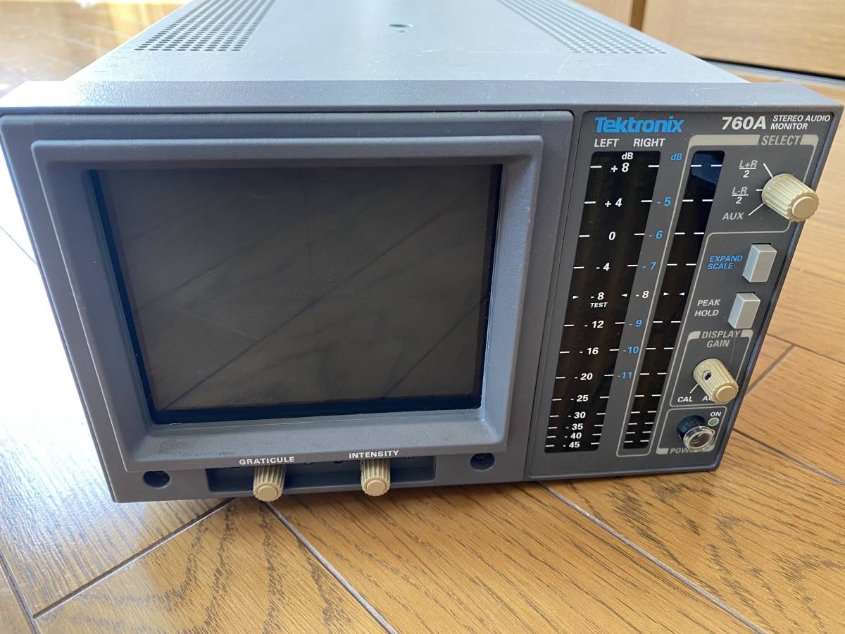 【全体的に状態が悪い】Tektronix 760A ステレオオーディオモニター ジャンクの落札情報詳細 - ヤフオク落札価格検索 オークフリー