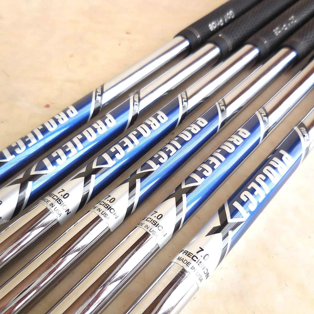 【目立った傷や汚れなし】送料安 PROJECT X RIFLE 7.0 PRECISION スチールシャフトプレシジョン プロジェクトX ...