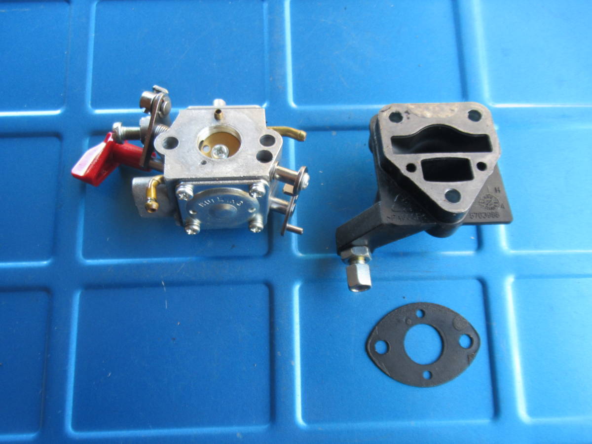 【傷や汚れあり】リョービ草刈機 EKK-2620 キャブレター＆インシュレータ＆ガスケットセット 刈払機（ゼノアTRZ260EZ クボタ） キャブレーター＆フランジの落札情報詳細 ...