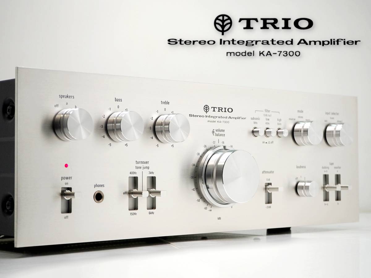【目立った傷や汚れなし】☆ 【整備・レストア済】 TRIO KA-7300 名機・超美品 元祖ダブルトランス機 取説コピー付 70年代国産ヴィンテージ機器 トリオ ☆ の落札情報詳細 ...